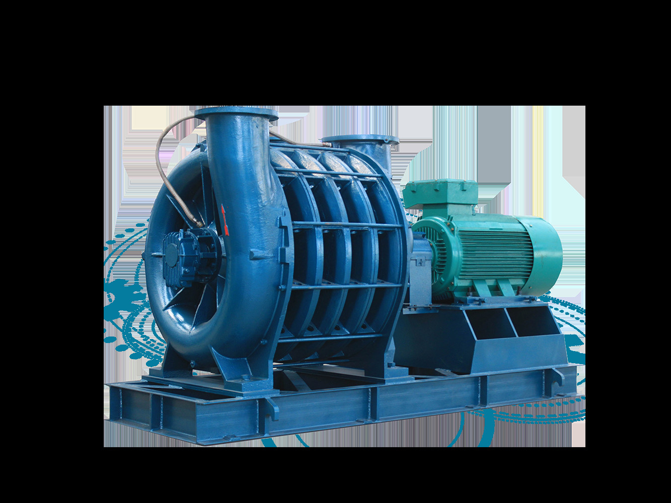 Heavy Industrial Cast Iron Multi Stage Centrifugal Blower 20-1500m3/min ...