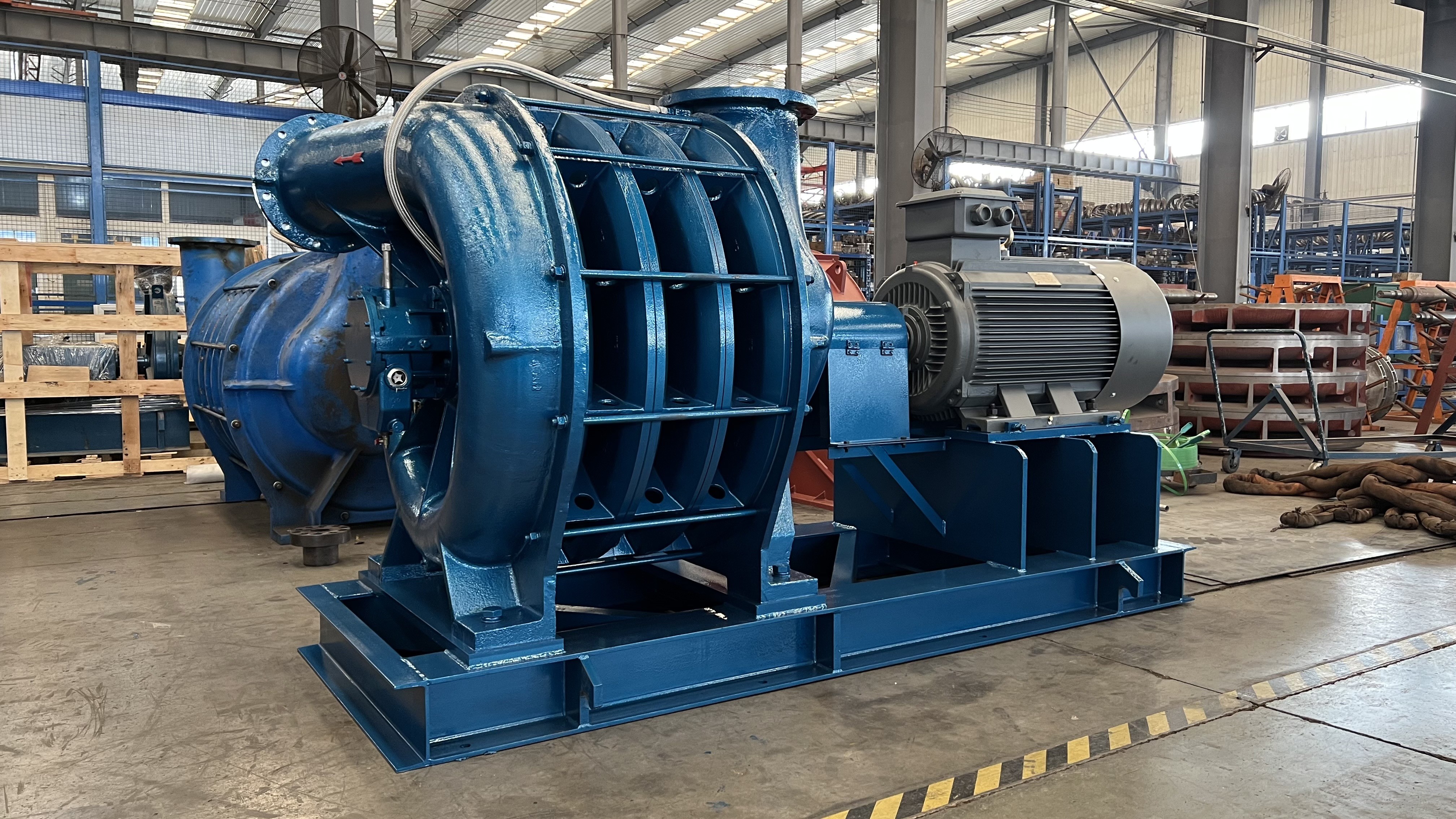 Heavy Industrial Cast Iron Multi Stage Centrifugal Blower 20-1500m3/min ...