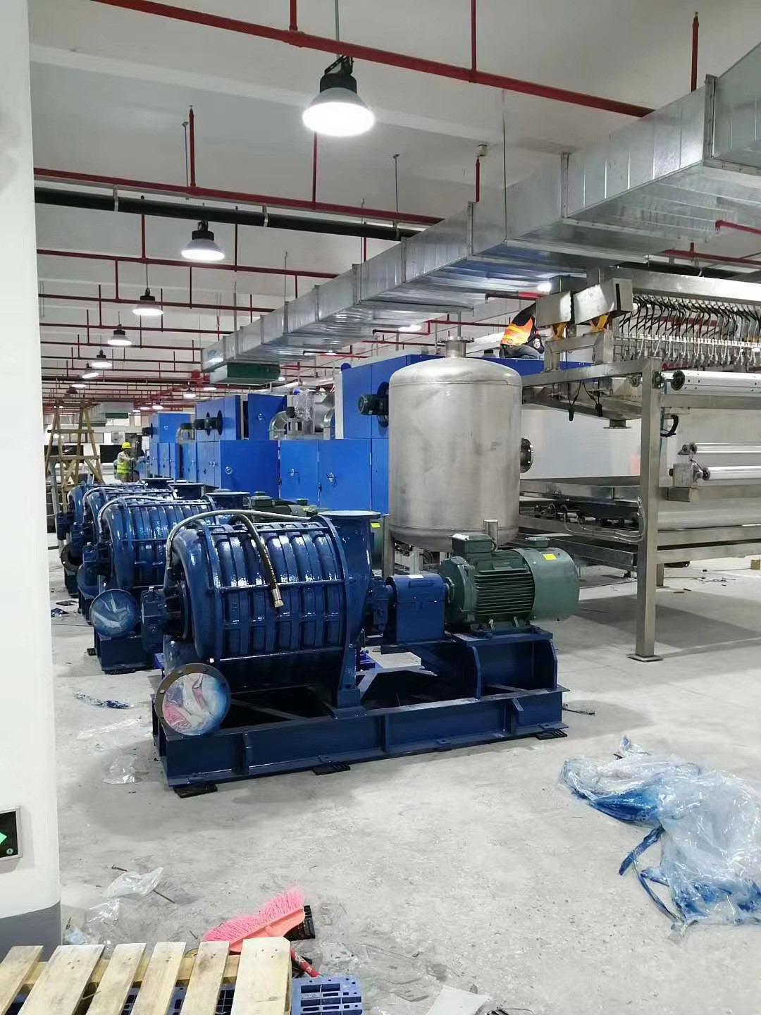 Heavy Industrial Cast Iron Multi Stage Centrifugal Blower 20-1500m3/min ...